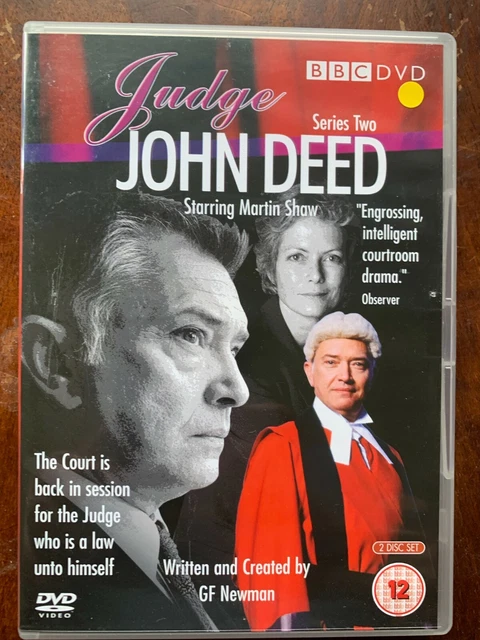 JUDGE JOHN DEED Season 2 DVD BBC British Crime Drama TV Series w ...