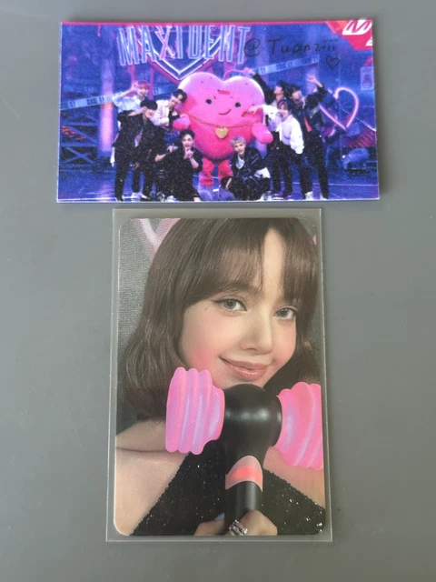 LISA BLACKPINK LIGHT Stick ver.2 Weverse Special Photo Card Only ...