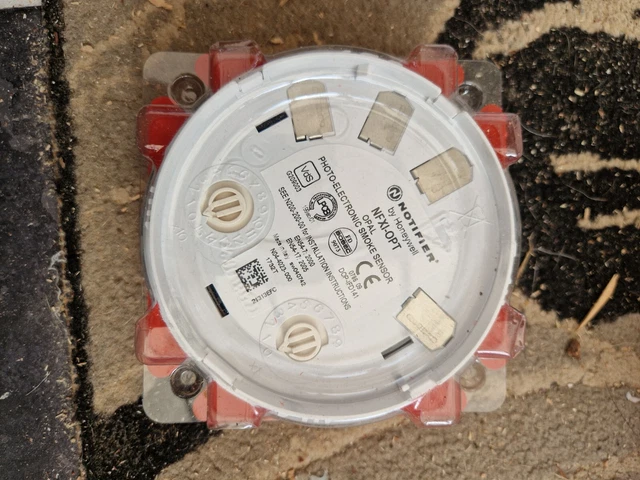 NOTIFIER NFXI-OPT ADDRESSABLE Optical Smoke Detector-White £20.00 ...