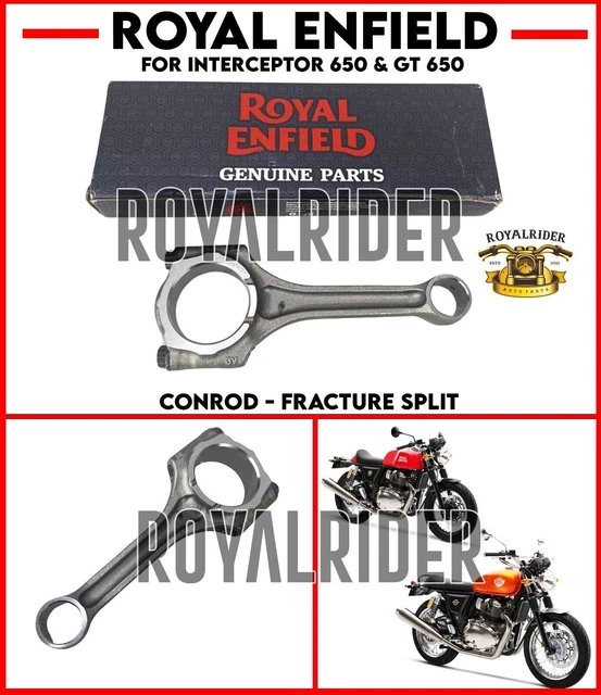 ROYAL ENFIELD &CONROD - FRACTURE SPLIT" Pour Interceptor 650 & GT 650 ...