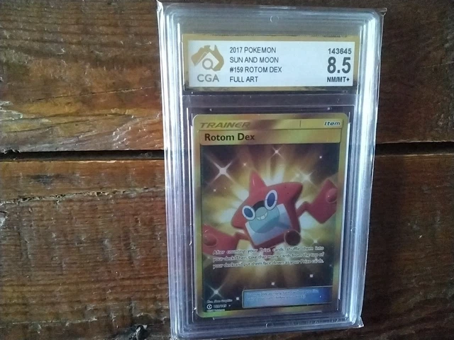 POKEMON VMAX GOLD secret graded promo rotom dex vstar ex gx 159/149 v ...