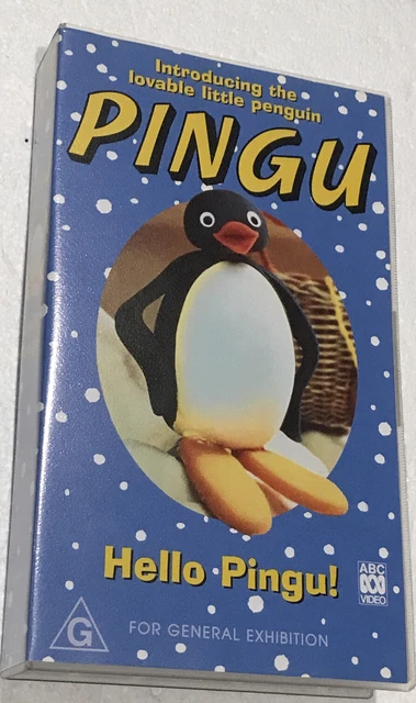 HELLO PINGU VHS Tape Rare Cartoon Video ABC Kids 90s Animation ...