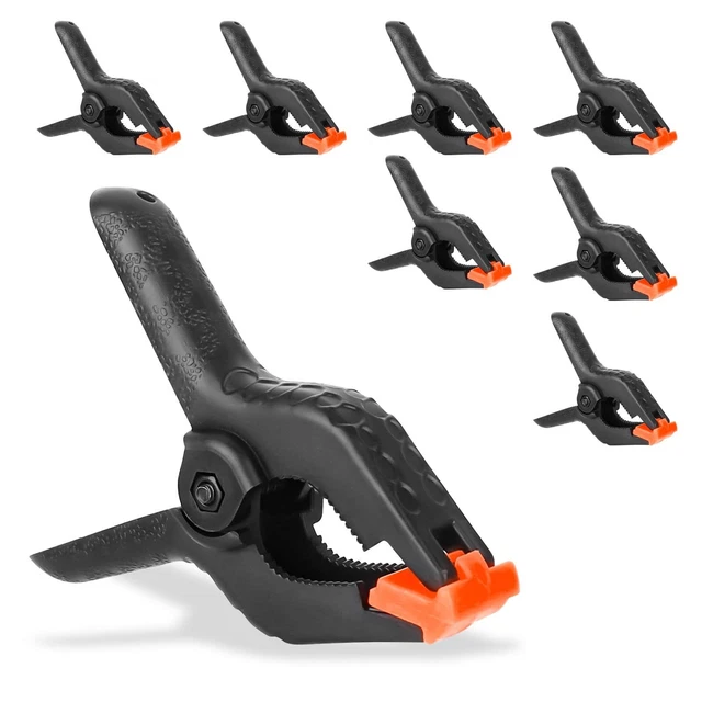 LOT DE 8 Grandes Pinces à Ressort Puissantes Pinces à Ressort avec ...