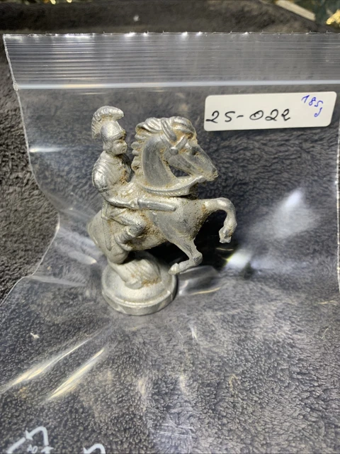 ZINNFIGUR SCHACHFIGUR Römer Reiter 7,5cm 185g Zinn EUR 4,50 - PicClick DE