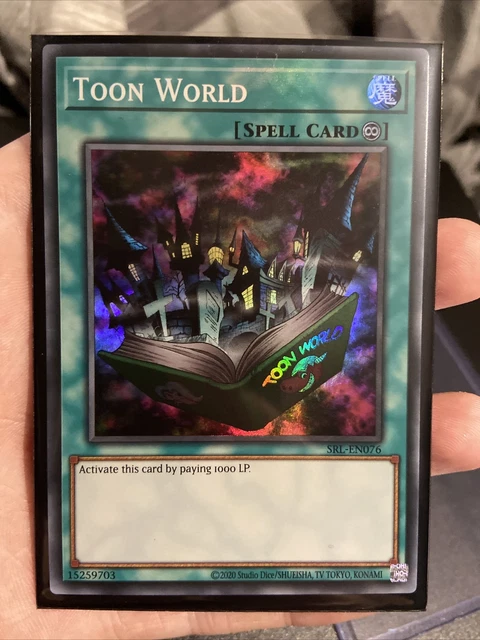 YU-GI-OH! TOON WORLD SRL-EN076 (25th Anniversary) Super Rare Immaculate ...