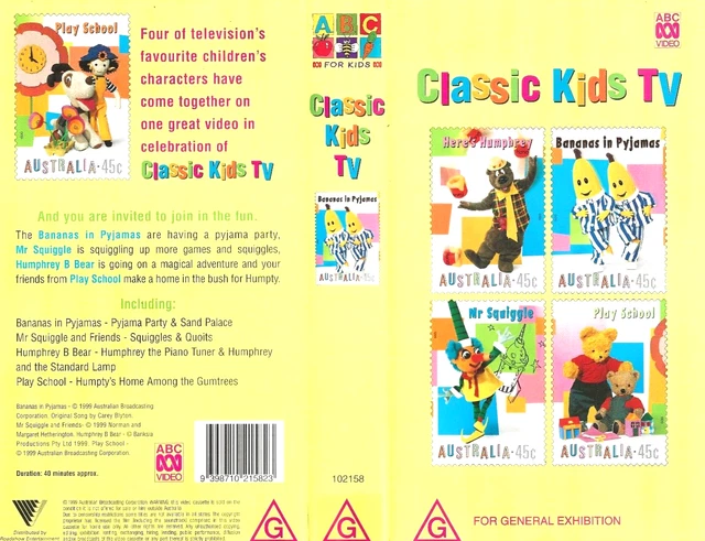 ABC FOR KIDS - Classic Kids Tv -Abc~ Vhs Video Pal~ A Rare Find £41.45 ...