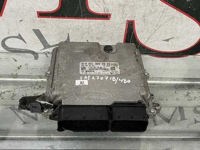(AS) MERCEDES BENZ Engine Control Unit Ecu A6519002803 A6519012802 0281031244 £204.50 - PicClick UK