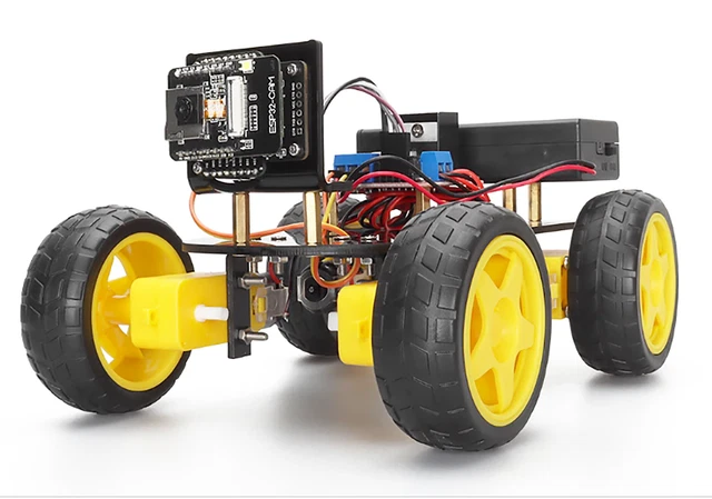 SMART DIY VOITURE Kit 4WD Wi-Fi ESP32 Caméra Débutant Kits pour Arduino ...