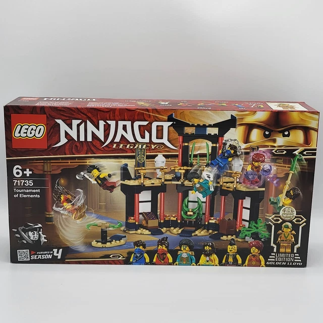 LEGO 71735 NINJAGO Legacy Tournament of Elements Set Golden Lloyd £39. ...