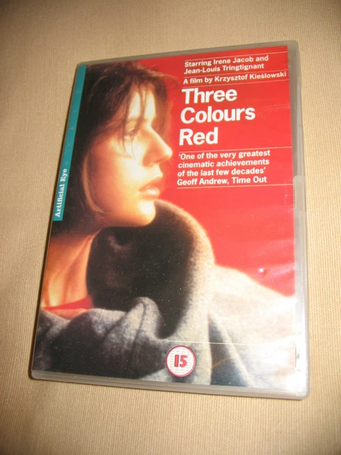 THREE COLOURS RED DVD: Krzysztof KieślowskI, Irène Jacob, Jean-Louis ...