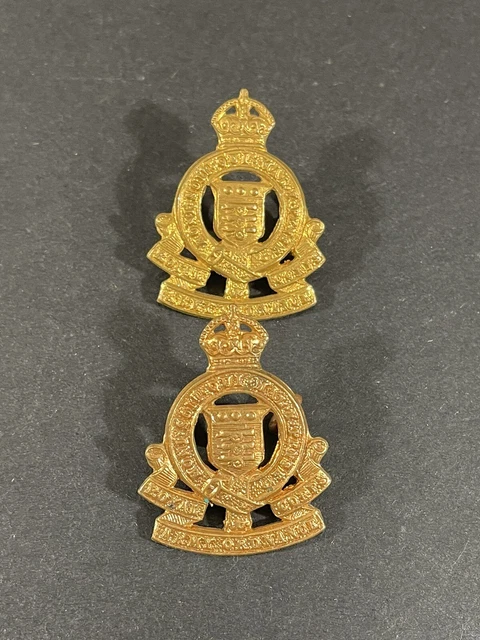 WW2 BRITISH ARMY, Royal Army Ordnance Corps RAOC Collar Badges £6.00 ...
