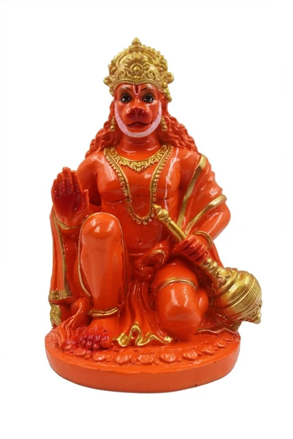 MAIN FABRIQUÉ HANUMAN Ji Bajrang Bali Statue Pour Maison Temple Décor ...