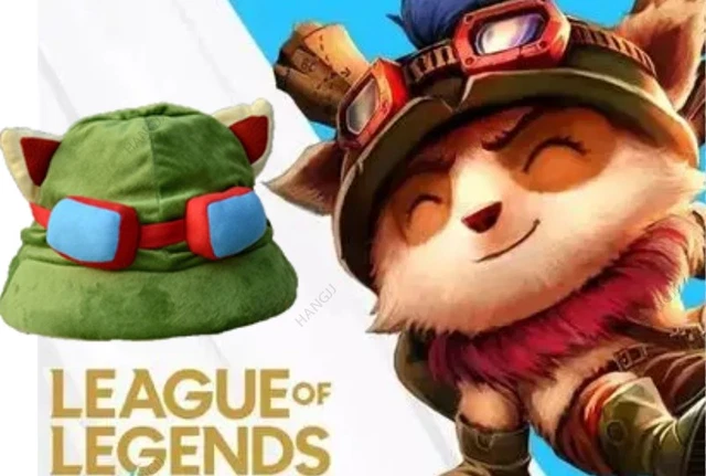 TEEMO：LEAGUE OF LEGENDS LOL Charming Cosplay Hat Cap Halloween Prop ...