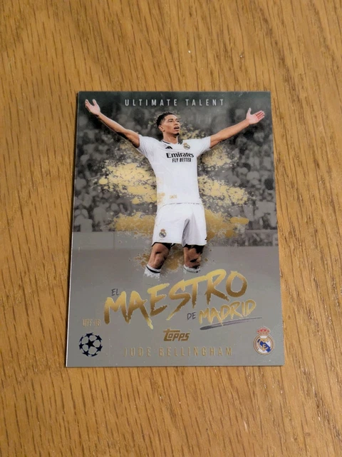 TOPPS MATCH ATTAX 24/25 EL MAESTRO DE MADRID Jude Bellingham 180° £66. ...