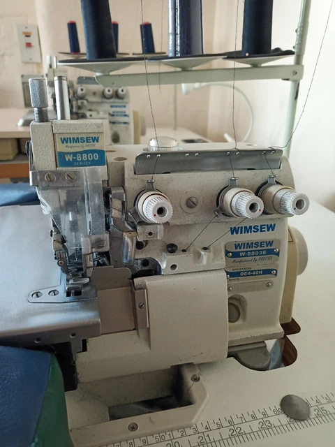 WIMSEW INDUSTRIAL 3 thread Overlocker Sewing Machine W-8803E spec 0E4 ...
