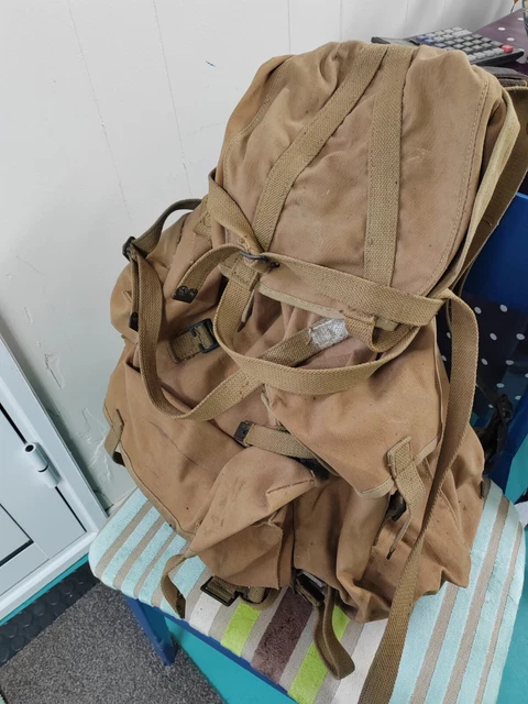 VINTAGE BRITISH ARMY 1941 WW2 Commando Bergen Backpack £115.00 ...