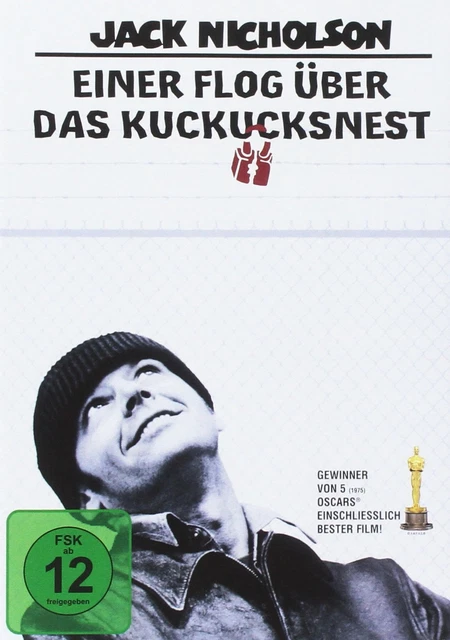 EINER FLOG ÜBER das Kuckucksnest DVD Jack Nicholson Milos Forman Drama ...