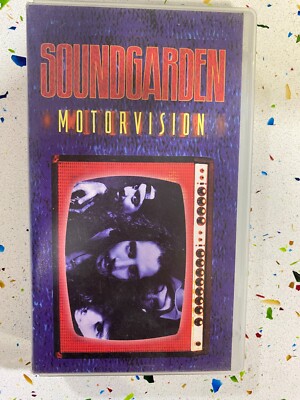 SOUNDGARDEN MOTORVISION TAPE VHS - Mind Riot Rusty Cage Jesus Christ ...