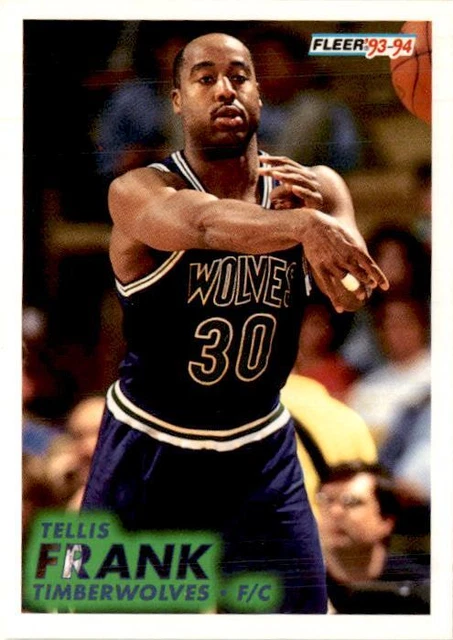 1993-94 FLEER #327 Tellis Frank loups-garous du Minnesota EUR 1,98 ...