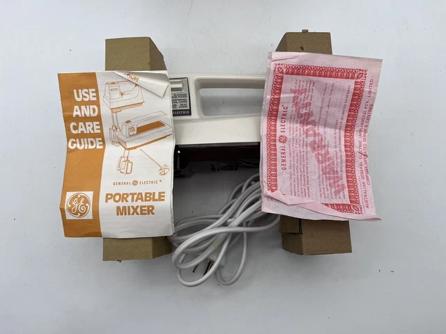 GE INSTA MIX Electric Mixer Model MP21 Tested Working Retro Kitchenalia ...