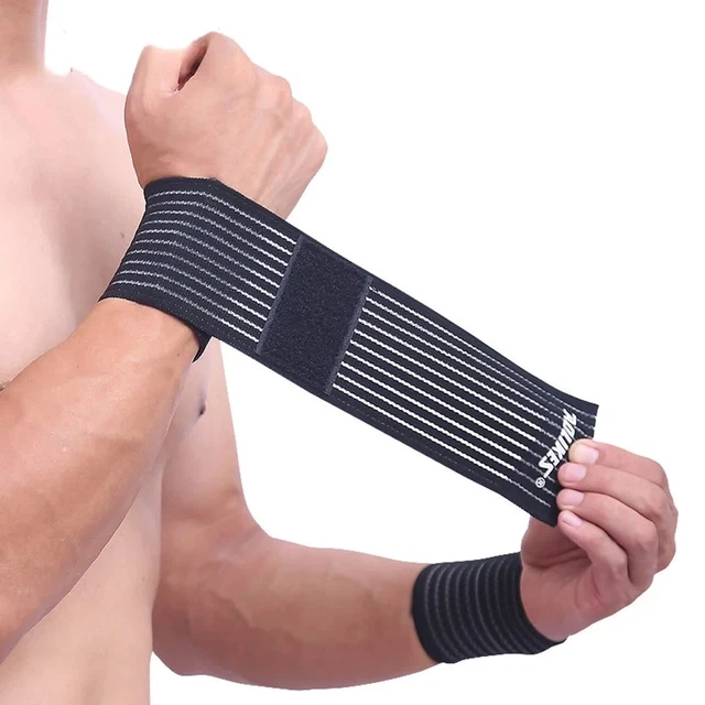 GYM SUPPORT WRIST Brace Wrap Carpal Tunnel Cotton Elastic Bandage Hand Sport Wri $13.99 ...