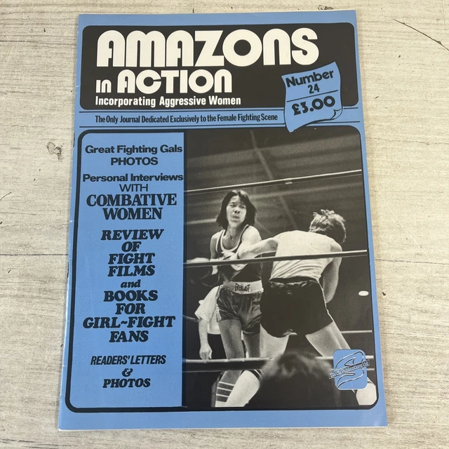 AMAZONS IN ACTION Women Wrestling, Boxing, Combat, Magazine Vintage ...