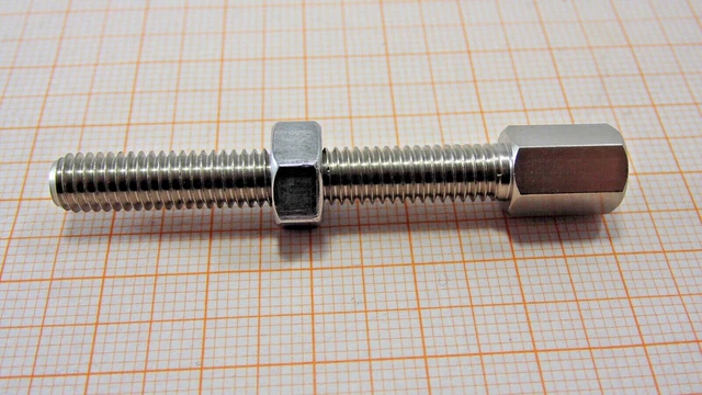 VIS DE RÉGLAGE M6x45 Appareils Communaux - NON Rouillant - Qualité 1A Allemagne EUR 10,27 ...