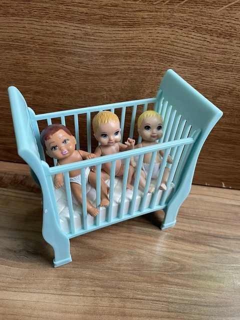 BARBIE HAPPY FAMILY culla e bambini smart house EUR 45,03 - PicClick IT