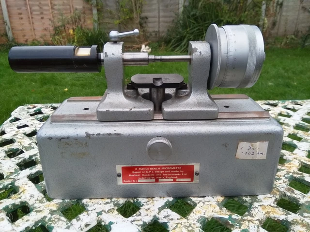 A VINTAGE MOORE & Wright Watchmaker's Bench Micrometer Precision ...