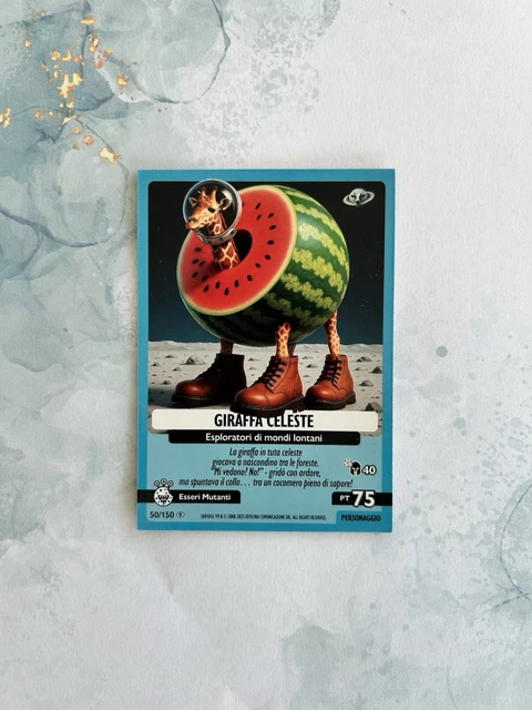 GIRAFFA CELESTE 50/150 - Skifidol Italian Brainrot -New - Card EUR 3,00 ...