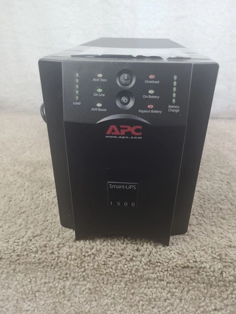 APC SMART UPS1500 SUA1500 Battery Backup Uninterruptible Power Supply ...