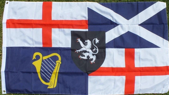 OLIVER CROMWELL UK Flag 5x3 English Civil War Sealed Knot 17th Century ...