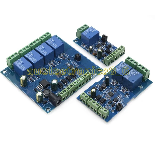 MODBUS-RTU 7-24V 1/2/4 Channel Relay Module Switch Modbus RTU Switch ...