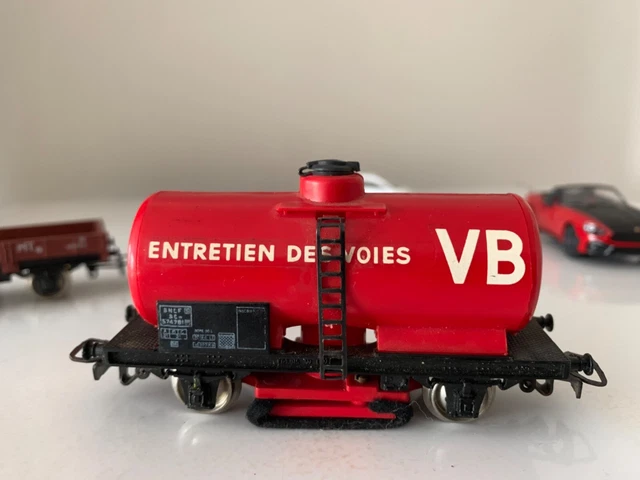 JOUEF 6495 WAGON citerne ROUGE entretien des voies VB 649500 NETTOYEUR EUR 8,00 - PicClick FR