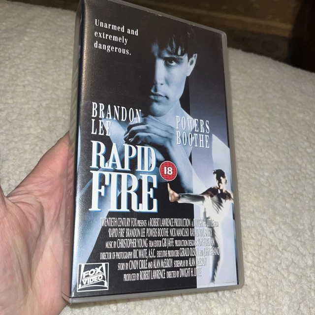 RAPID FIRE BRANDON Lee (1992) VHS Tape £6.00 - PicClick UK