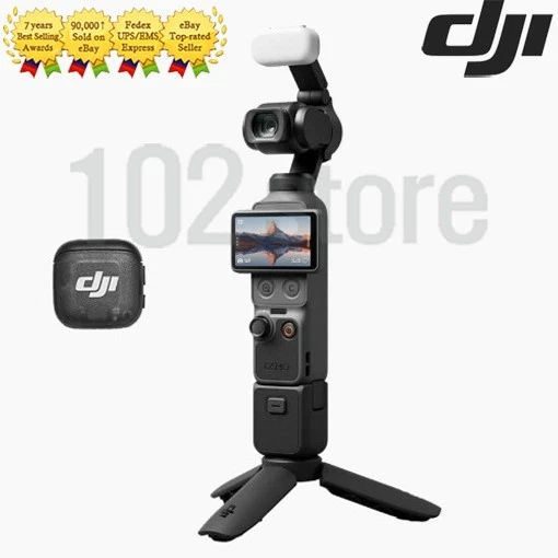 DJI OSMO POCKET 4 Creator Combo 4K 240fps Vlogging Camera Gimbal Mic ...