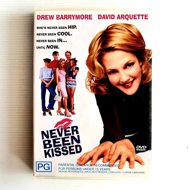 NEVER BEEN KISSED DVD 1999 Romance, Comedy, Drew Barrymore, Region 4 ...