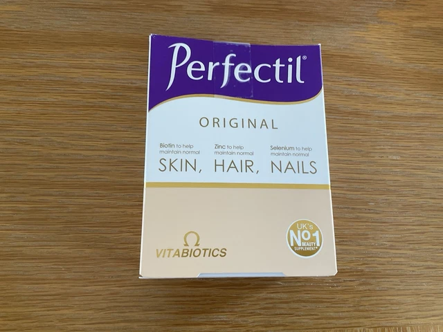 PERFECTIL ORIGINAL HAIR Skin Nails Vitamins Biotin Zinc Selenium 60 ...