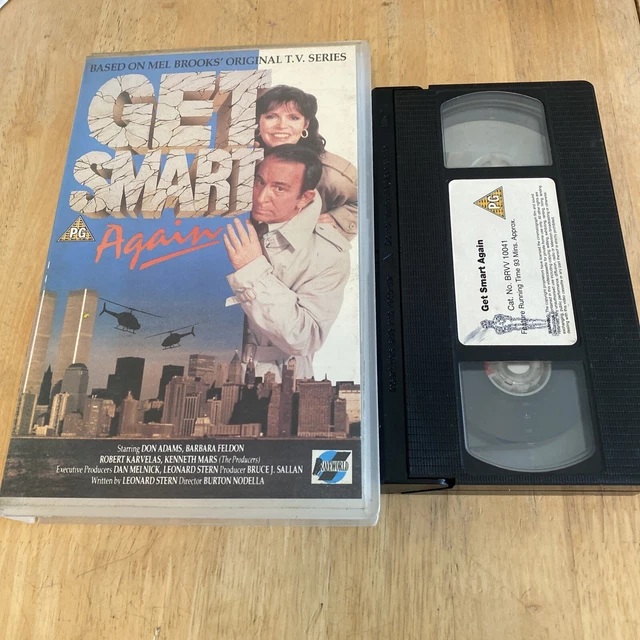 GET SMART AGAIN Rare Vintage Vhs Video Tested Barbara Feldon Don Adams ...