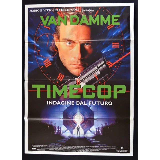 AFFICHE TIMECOP ENQUÊTE Du Futur Jean Claude Van Damme Peter Hyams M160 ...