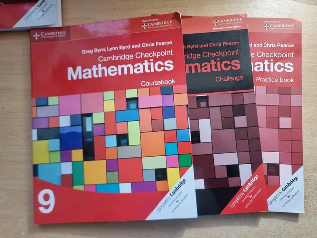 CAMBRIDGE CHECKPOINT MATHEMATICS Year 9 - Coursebook, Practice Book ...