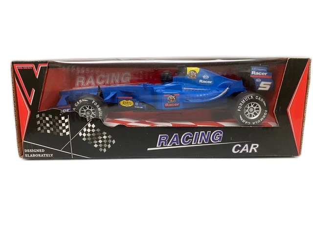 KIDS BLUE FUNTOY Car Formula One Racing Car Toy F1 Racing Car Friction ...
