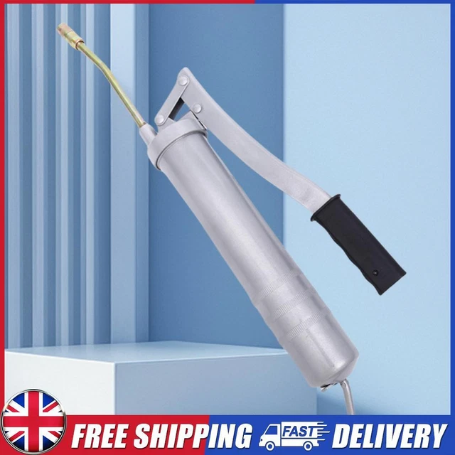 USEFUL HIGH PRESSURE Manual Grease Gun 500cc Grip Gun Syringe Oil ...