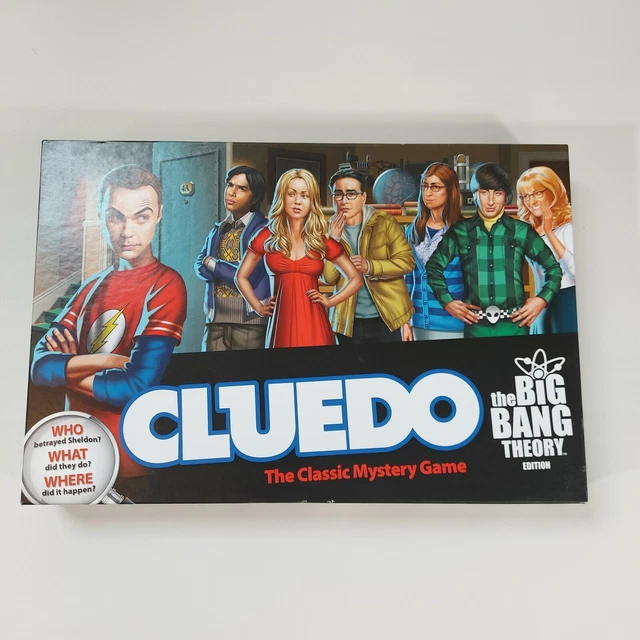 CLUEDO THE BIG Bang Theory Edition Murder Mystery Family divertente ...