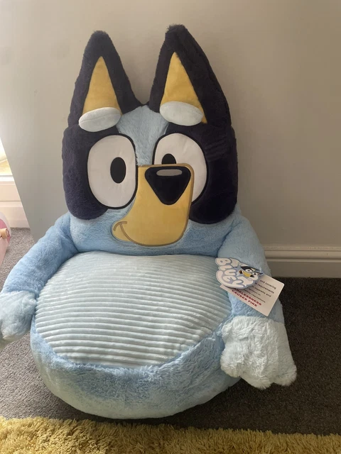 BLUEY CHARACTER PLUSH Soft Children’s Chair Seat Sofa Exclusive £80.00 ...