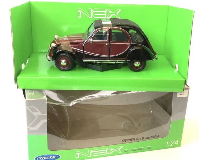WELLY NEX MODELS Voiture Citroën 2CV 6 Charleston échelle 1/24 comme ...