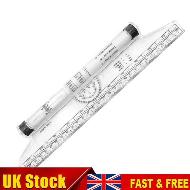 30CM MULTIFUNCTION DRAWING Design Measuring Parallel Ruler Drawing ...