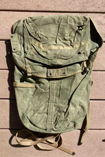 WW2 US ARMY USMC Marine Corps Jungle Pack Backpack Ruck Sack Field Gear ...