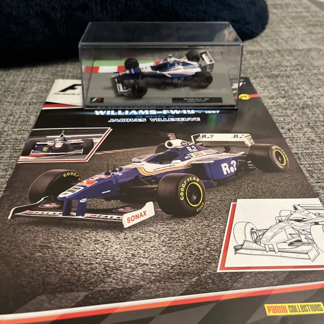 PANINI FORMULA 1 F1 Car Collection No 26 Williams Fw19 1997 Jacques ...