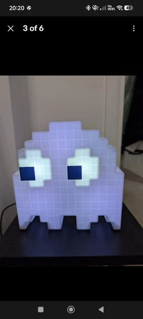 PAC MAN GHOST Light - Nightlight Mood Lamp - USB Powdered £10.00 ...